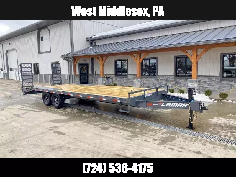 2025 Lamar 102x20' Beavertail Deckover Trailer 14000# GVW * DELUXE ...