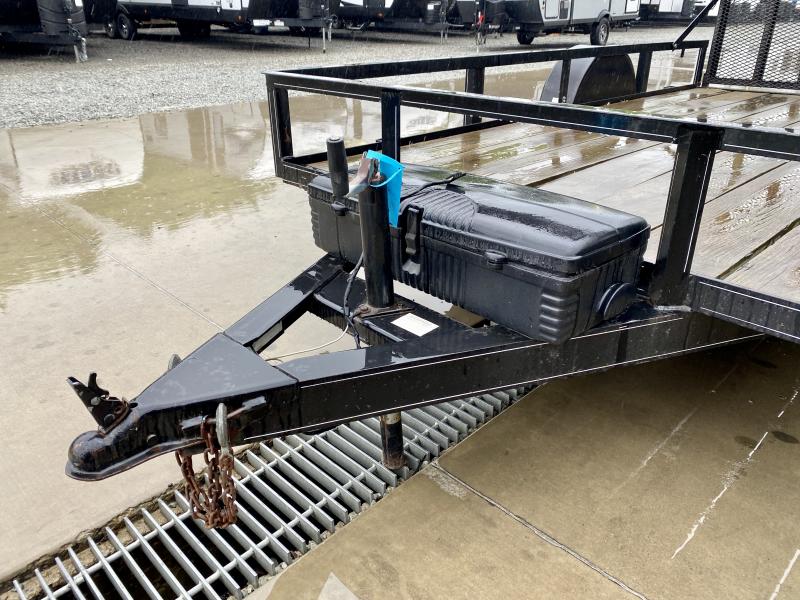 USED 2004 Pequea 6x12' Landscape Utility Trailer 2999# GVW * SPIT RAMP ...