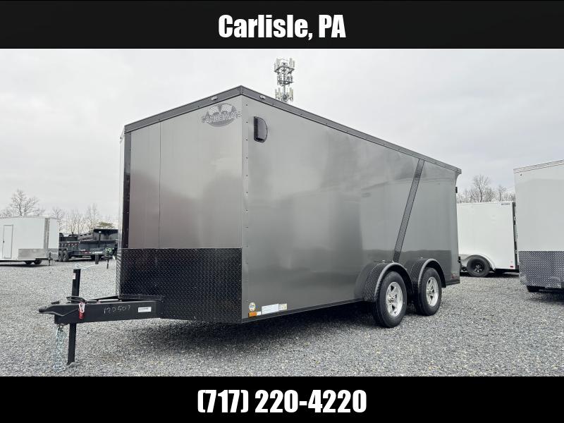2024 Cargo Mate 7.5x16' Enclosed Cargo Trailer 7000# GVW * CHARCOAL ...
