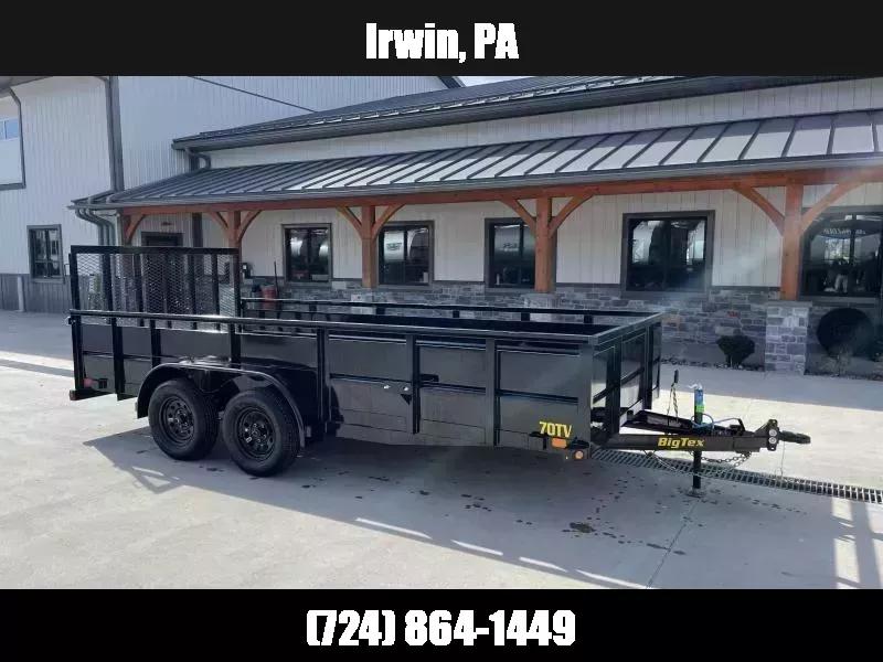 2026 Big Tex Trailers 70TV 7x18' High Side Vanguard Landscape Utility ...