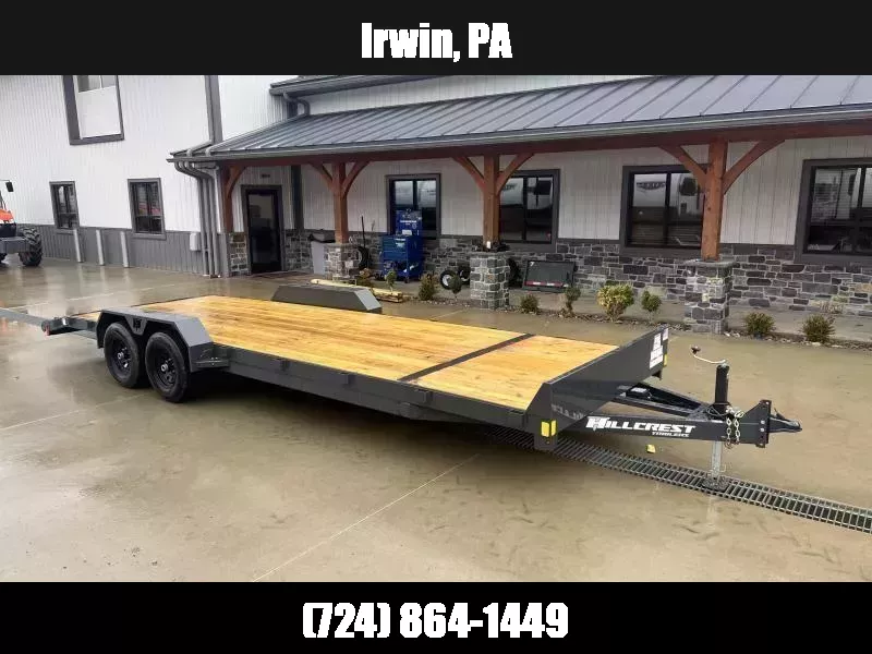 2026 Hillcrest Trailers 7x24' Car Hauler Trailer 9990# GVW * 5" CHANNEL ...