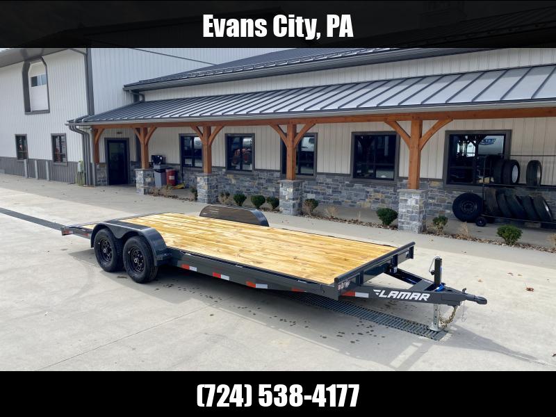 2025 Lamar 7x20' Car Hauler Trailer 9990# GVW * CHARCOAL POWDERCOATING ...