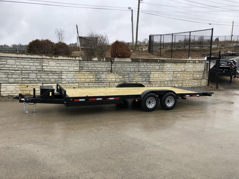 2021 QSA 7x20' Power Tilt Equipment Trailer 9850# GVW * RUBRAIL * POWER ...