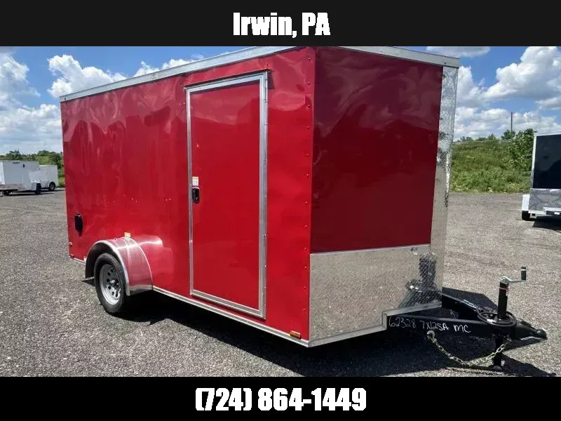 2026 Quality 7x12' Single Axle Enclosed Cargo Trailer 2990# GVW * +3 ...