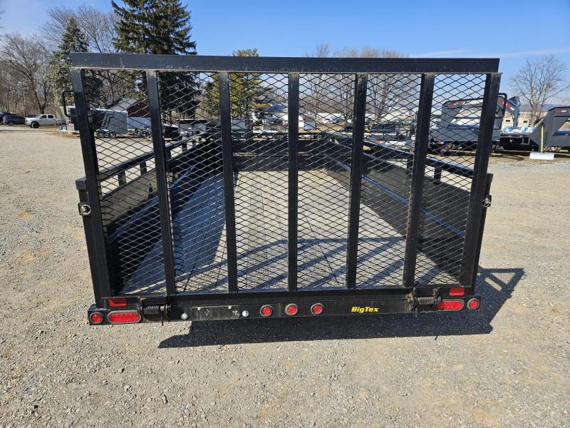 USED 2022 Big Tex 7x16' Tandem Axle High Side Utility Landscape Trailer ...