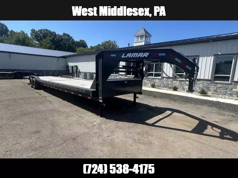 USED 2024 102x36' Gooseneck Car Hauler Trailer 14000# GVW * 102" DECK ...