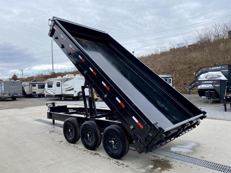 2022 Ironbull 8x16' Deckover Dump Trailer 21000# GVW * TRIPLE AXLE ...
