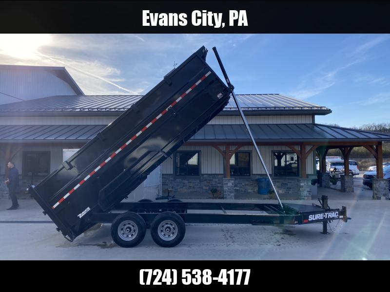 2025 Sure-Trac Pro Series 7x16' High Side Telescopic Dump Trailer 15400 ...