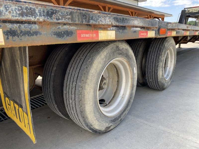 USED 2017 Gatormade 102x40' Gooseneck Deckover Trailer 25900# GVW ...