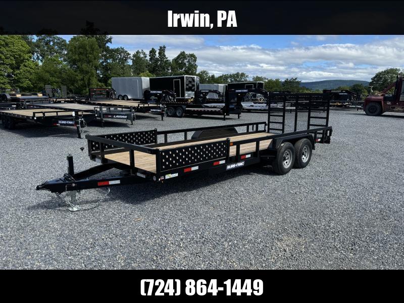 2024 Sure-Trac 7x24' Tube Top ATV Side Ramps Utility Landscape Trailer ...