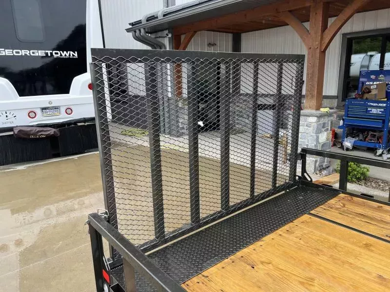 2026 Maxxd 7x16' U3X Utility Landscape Trailer 7000# GVW * ADJUSTABLE COUPLER * DROP LEG JACK ...