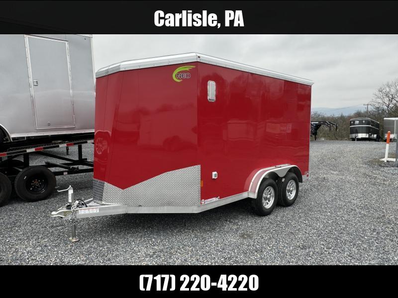 NEW Neo 7.5x12' NHD Aluminum HD Enclosed Cargo Trailer * 5200# TORSION ...