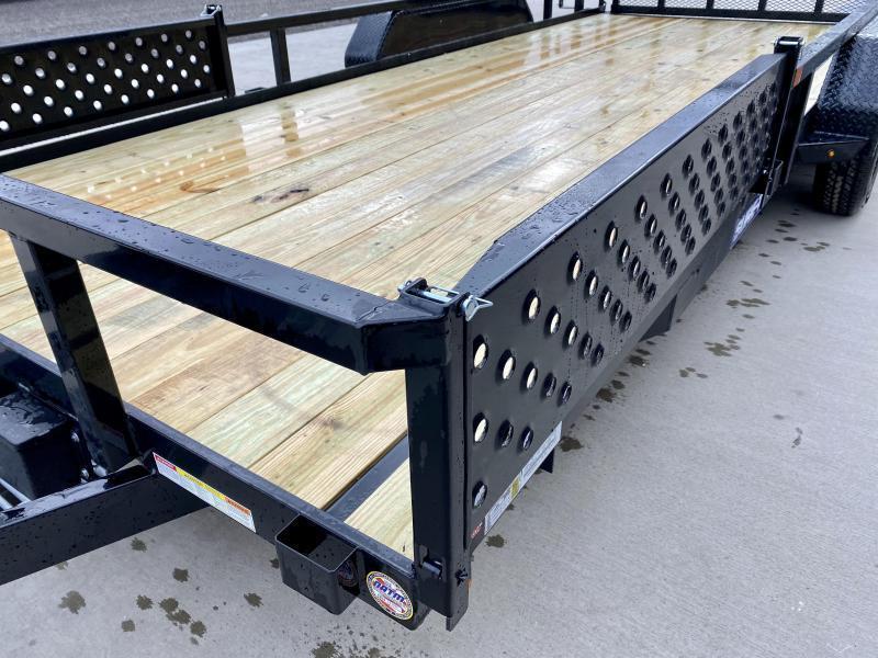 2025 Sure-Trac 7x18' Tube Top ATV Side Ramps Utility Landscape Trailer ...