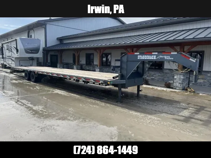 2025 Davidson Trailers 102X40 25,990 GVW Gooseneck Deckover Trailer ...
