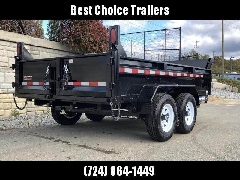 2024 Sure-Trac 6x12' Dump Trailer 9900# GVW * UNDERMOUNT RAMPS * COMBO ...