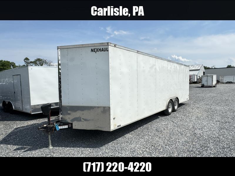 USED 2021 Nexhaul 8.5x24 Enclosed Car Hauler Trailer 9990# GVW * 5200 ...