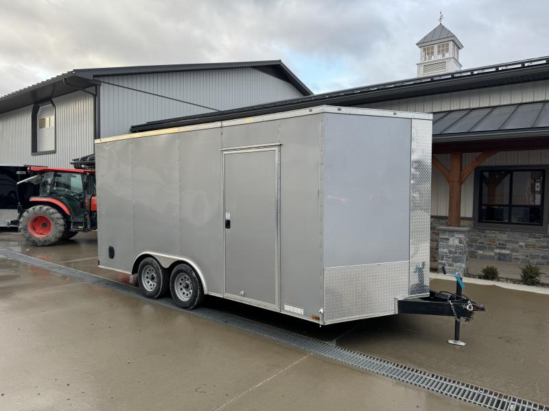 USED 2023 Xtreme Cargo 8.5x16 Enclosed Car Hauler Trailer 7000# GVW * 7 ...