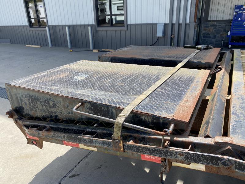 USED 2017 Gatormade 102x40' Gooseneck Deckover Trailer 25900# GVW ...