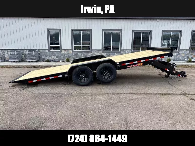 2025 H&H 7x20' Power Tilt Car Hauler Trailer 14000# GVW * POWER TILT ...