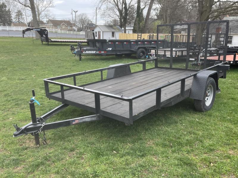 USED 2020 Mentzer Custom Trailer 7x12' Single Axle Utility landscape ...