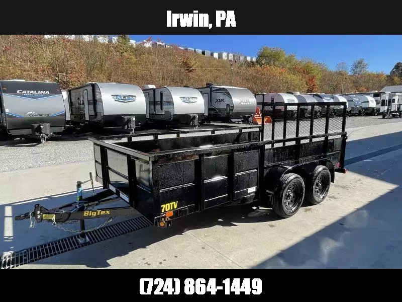 2026 Big Tex Trailers 70TV 7X14' High Side Vanguard Landscape Utility ...