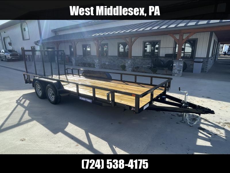2025 Sure-Trac 7x18' Tube Top Utility Landscape Trailer 7000# GVW * 3x4 ...