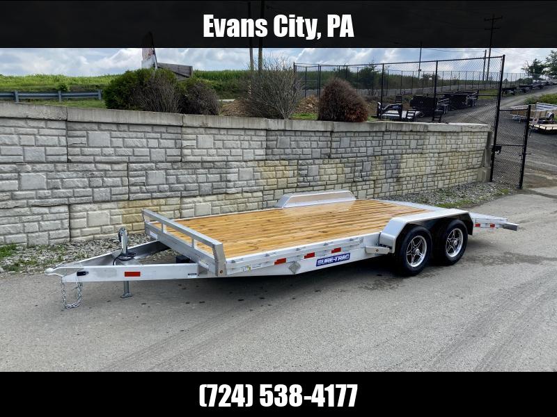 2025 Sure-Trac 7x18' Aluminum Wood Deck Car Hauler 7000# GVW * REAR ...