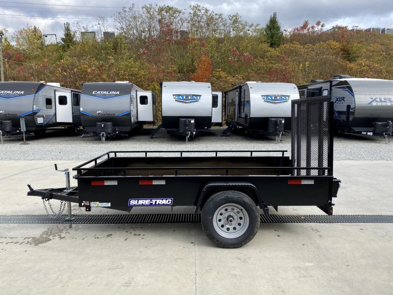 2024 Sure-Trac 5x10' Solid Side Utility Landscape Trailer 2990# GVW ...