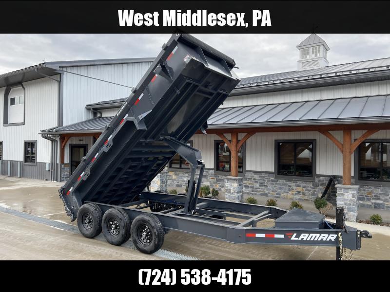 2025 Lamar 7x16' Dump Trailer 21000# GVW * TRIPLE AXLE * 7GA FLOOR ...
