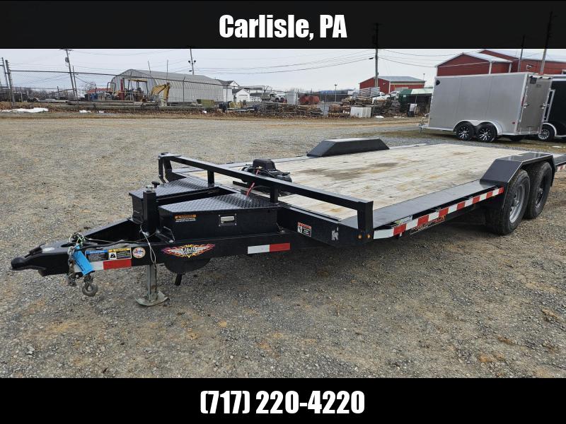 USED H&H 102x20' Buggy Hauler Power Tilt Car Trailer 9900# GVW * 102 ...