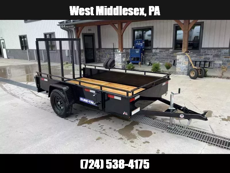 2026 Sure-Trac 5x10' Solid Side Utility Landscape Trailer 2990# GVW ...