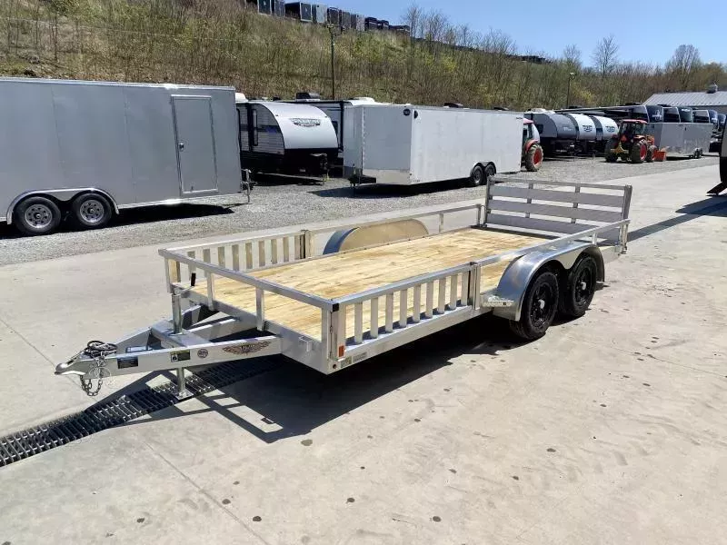 2026 H&H 7x22' TRSA Aluminum ATV Utility Landscape Trailer 7000# GVW ...