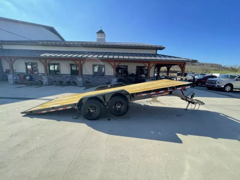 2026 H&H 7x20' Tilt Car Hauler Trailer 9990# GVW * FULL WIDTH LOADING ...
