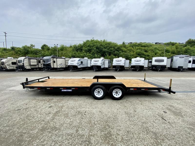 2021 Sure-Trac 7x24' Wood Deck Car Hauler 9900# GVW * RUBRAIL * DROP IN ...