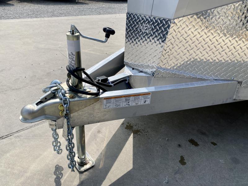 2024 NEO 8.5x24' NCBS Aluminum Enclosed Car Trailer 9990# GVW * SILVER ...