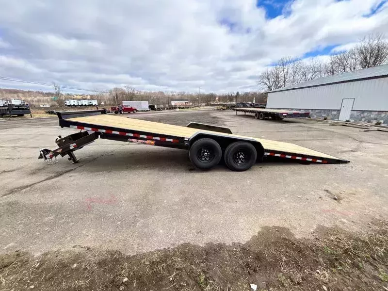 2026 H&H 7x22' Power Tilt Car Hauler Trailer 14000# GVW * SUPER DUTY ...