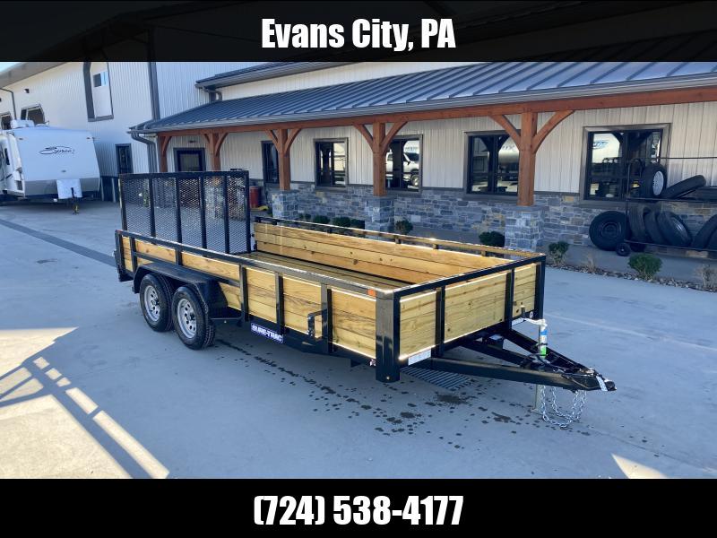 NEW Sure-Trac 7x16' High Side Utility Landscape Trailer 7000# GVW * 24 ...
