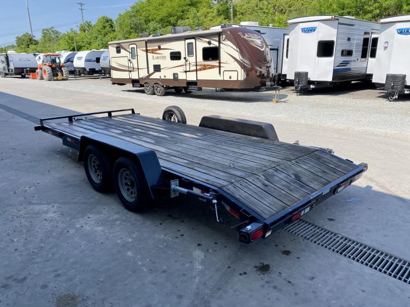 USED 2020 Quality Trailers 7x18' Wood Deck Car Trailer 7000# GVW ...