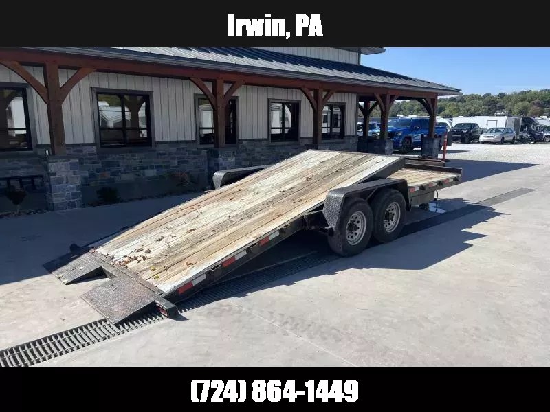 USED 2022 Reiser Trailers 7x22' Gravity Tilt Equipment Trailer 14000 ...