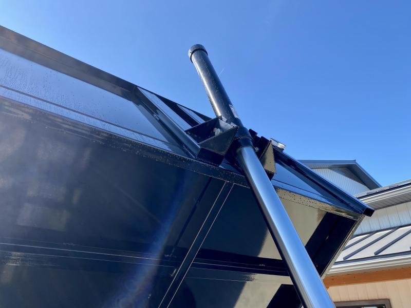 2022 QSA 7x12' Dump Trailer 12000# GVW * DUAL RAM HOIST * FRONT/REAR ...