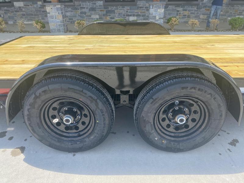 2025 Rice 7x18' Car Hauler Trailer 9990# GVW * LED'S * POWDERCOATED * 5 ...