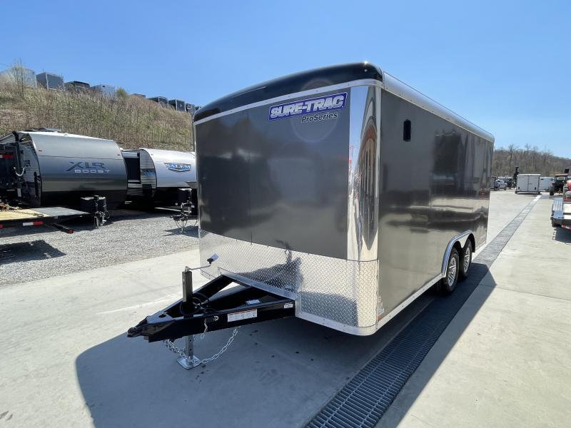 2023 Sure Trac 8.5x16' Round Top Enclosed Car Hauler Trailer 9900 ...