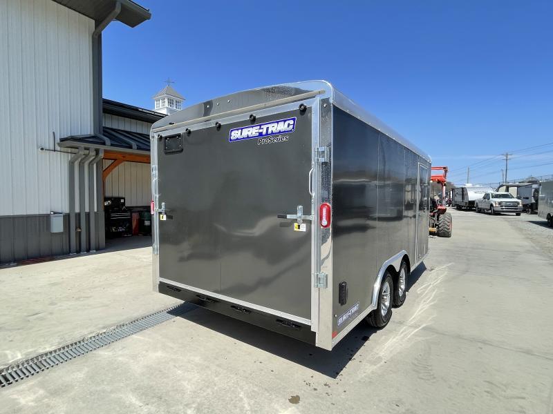 2023 Sure Trac 8.5x16' Round Top Enclosed Car Hauler Trailer 9900 ...
