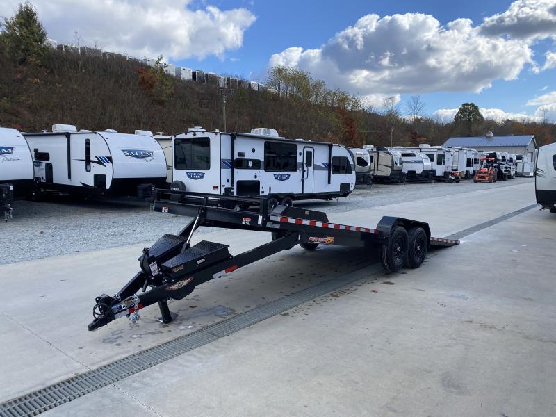 2024 H&H 7x24' Power Tilt Car Hauler Trailer 14000# GVW * POWER TILT ...