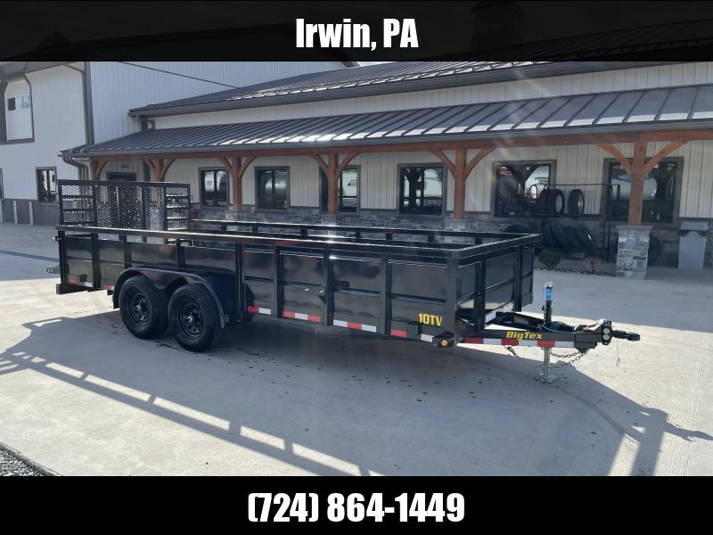 NEW Big Tex Trailers 10TV 7X18' High Side Vanguard Landscape Utility ...
