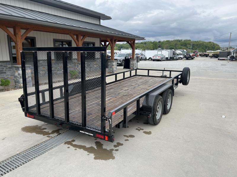 USED 2023 Sure-Trac 7x18' Tube Top Utility Landscape Trailer 7000# GVW ...