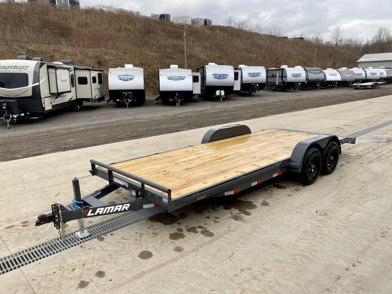 2025 Lamar 7x18' Car Hauler Trailer 9990# GVW * CHARCOAL POWDERCOATING ...