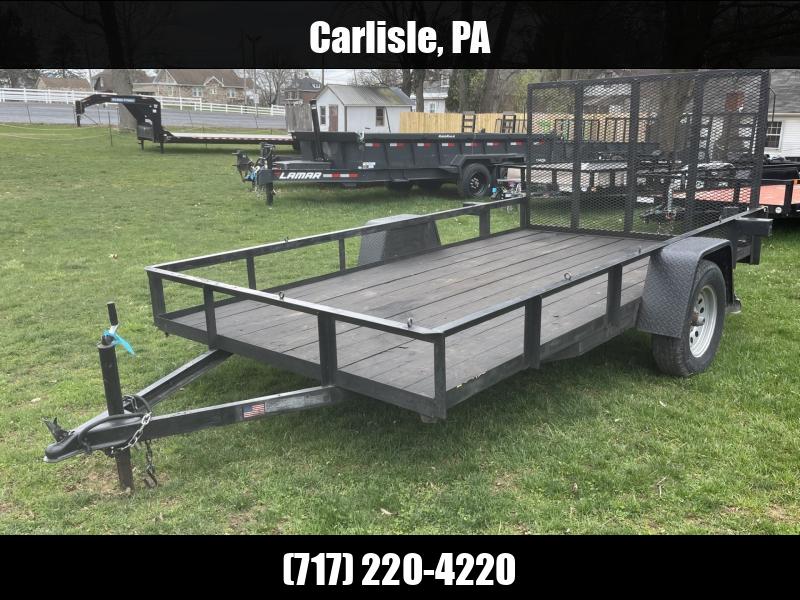 USED 2020 Mentzer Custom Trailer 7x12' Single Axle Utility landscape ...