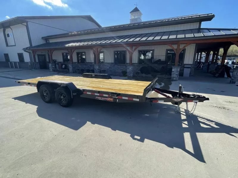 2026 H&H 7x20' Tilt Car Hauler Trailer 9990# GVW * FULL WIDTH LOADING ...