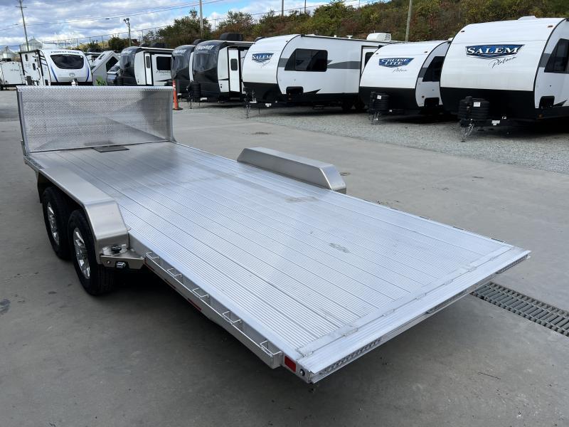 2024 Sure Trac 7x18' Aluminum Deluxe Power Tilt Car Hauler Trailer 7000 ...